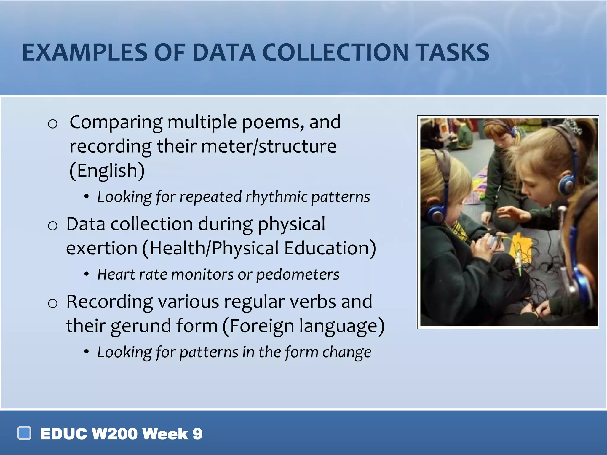 Data collection tasks | PPT