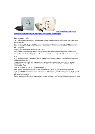 Data recovery montenegro | PDF