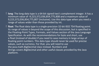 Data types ,variables,array | PPS