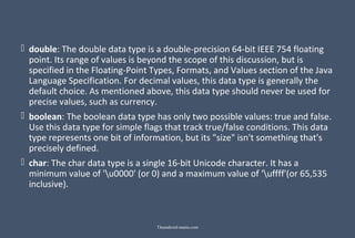 Data types ,variables,array | PPS