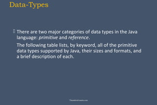 Data types ,variables,array | PPS