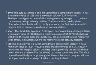 Data types ,variables,array | PPS