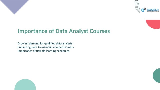 Data Analyst course in Nashik ppt Excelr | PPT