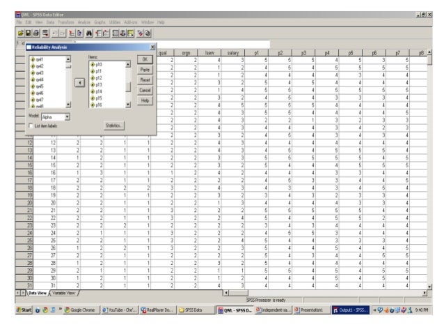 Data analysis-with-spss-reliability-anil barik