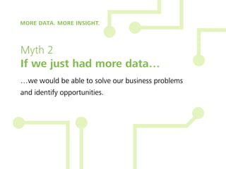 Data analytics for the mid-market: myth vs. reality | PDF