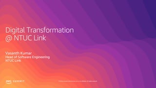 AWS Summit Singapore 2019 | Realising Business Value with AWS Analytics Services | PPT