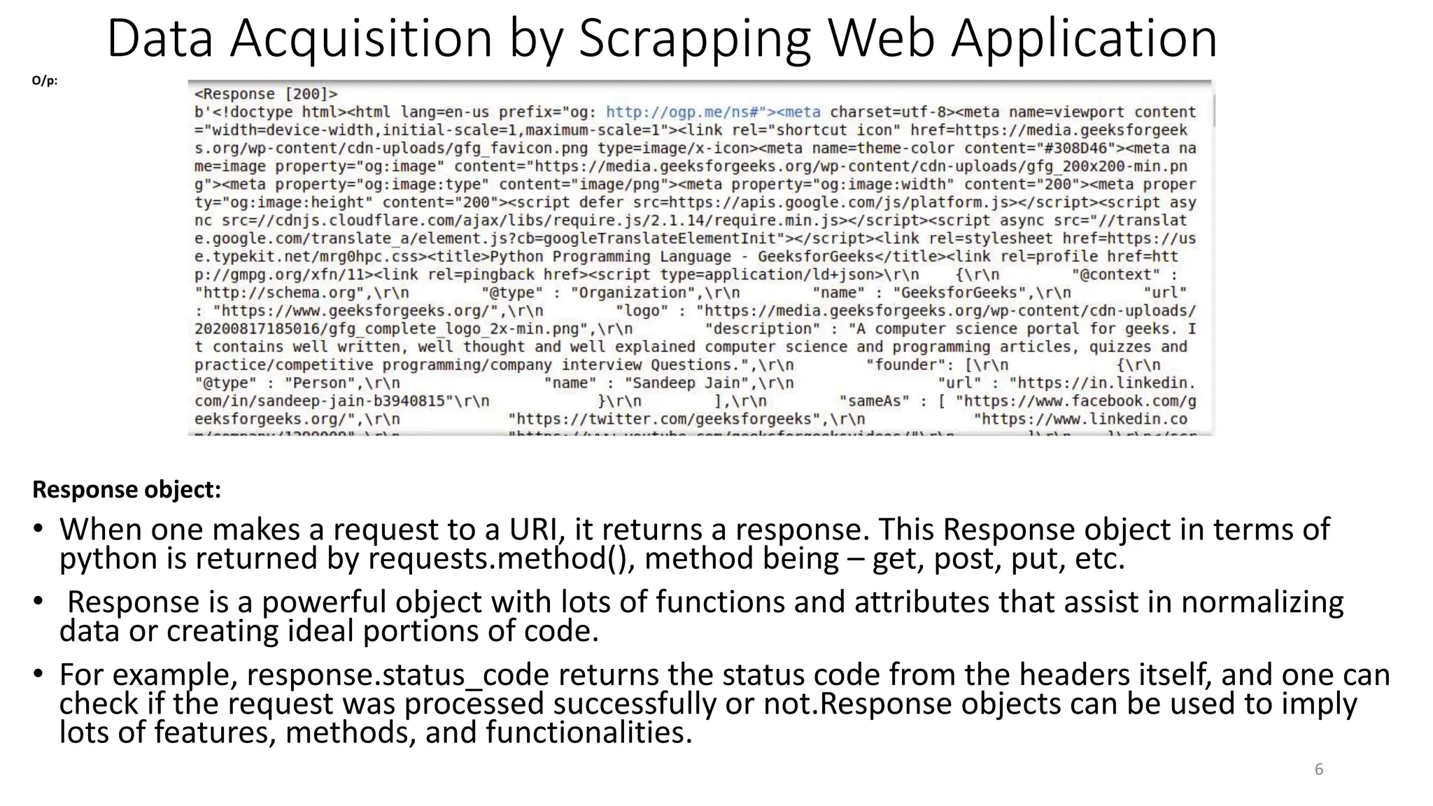 Data Analytics Using Python Module 4pptx Web Design And Html