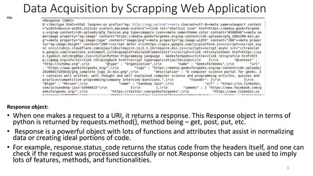 Data Analytics Using Python Module 4pptx Web Design And Html Internet
