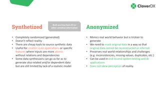 Data Anonymization For Better Software Testing | PPT