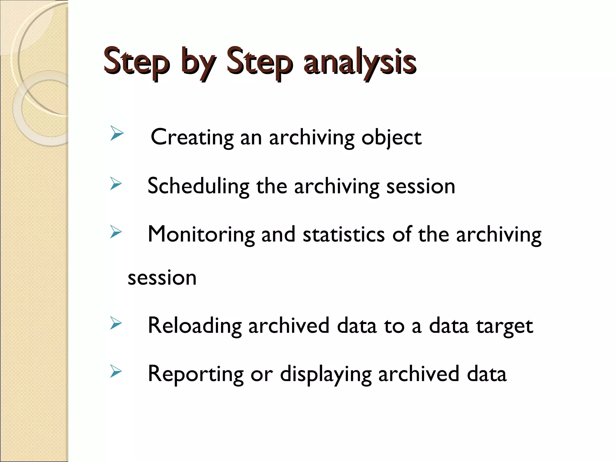 Data Archiving -Ramesh sap bw | PPT