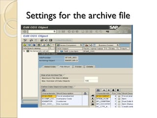 Data Archiving -Ramesh sap bw | PPT