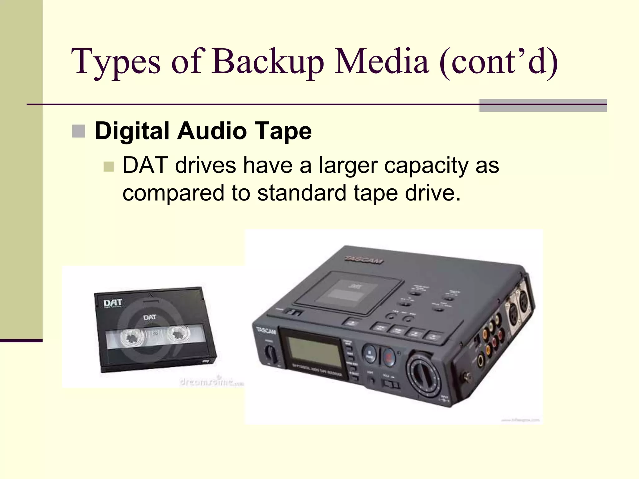 Data backup and disaster recovery | PPTX
