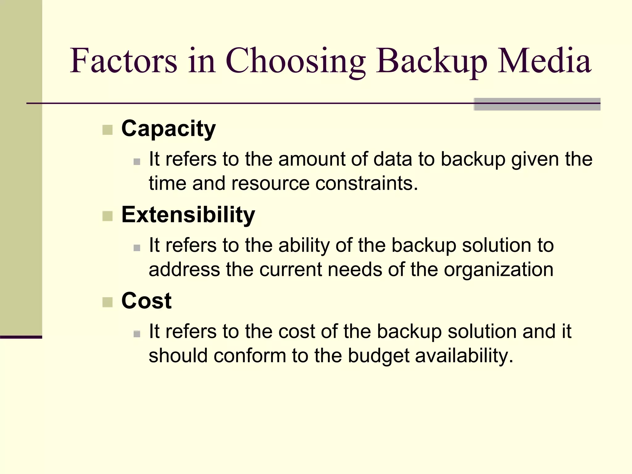 Data Backup And Disaster Recovery Pptx