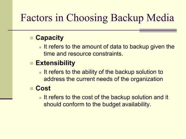 Data backup and disaster recovery | PPTX