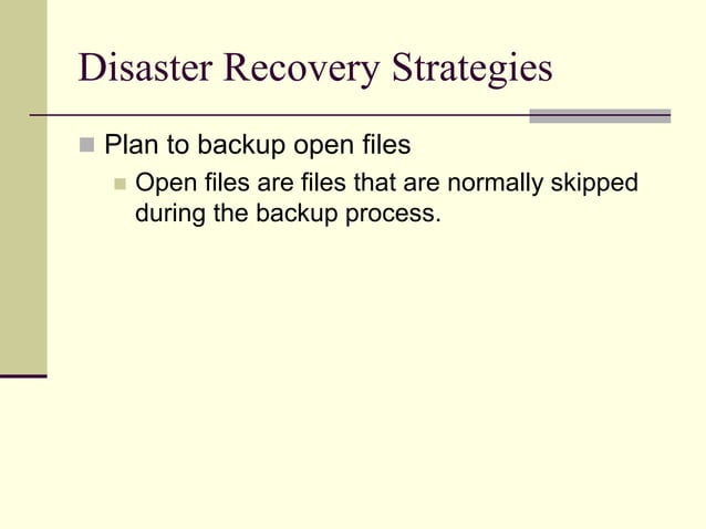 Data backup and disaster recovery | PPTX