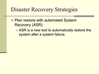 Data backup and disaster recovery | PPTX