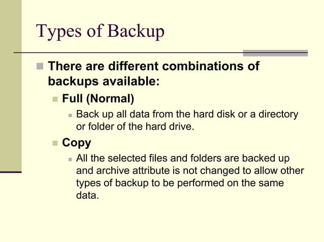 Data backup and disaster recovery | PPTX
