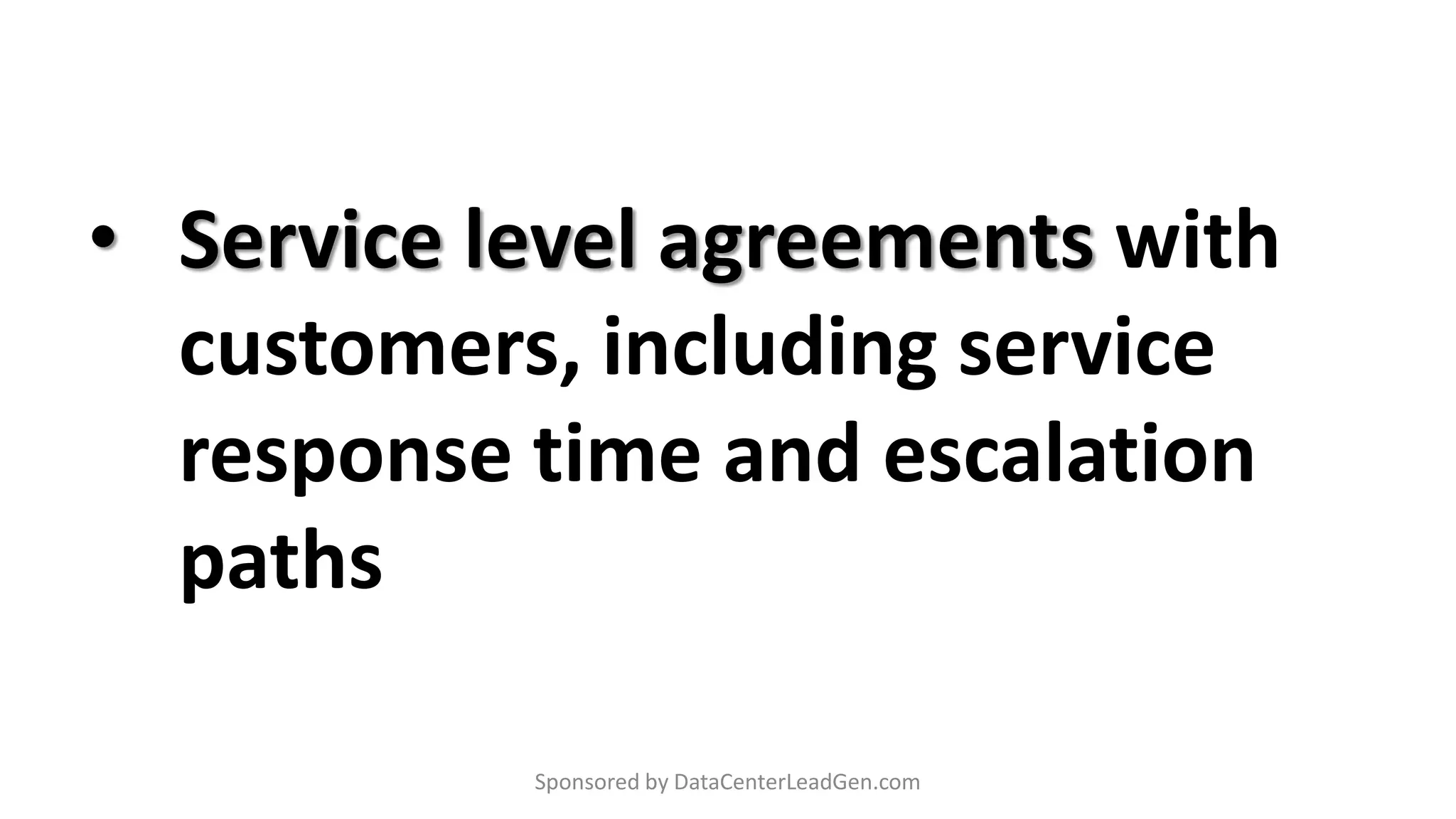 Data Center Checklist for Infrastructure Best Practices (SlideShare) | PDF | Computer Networking ...