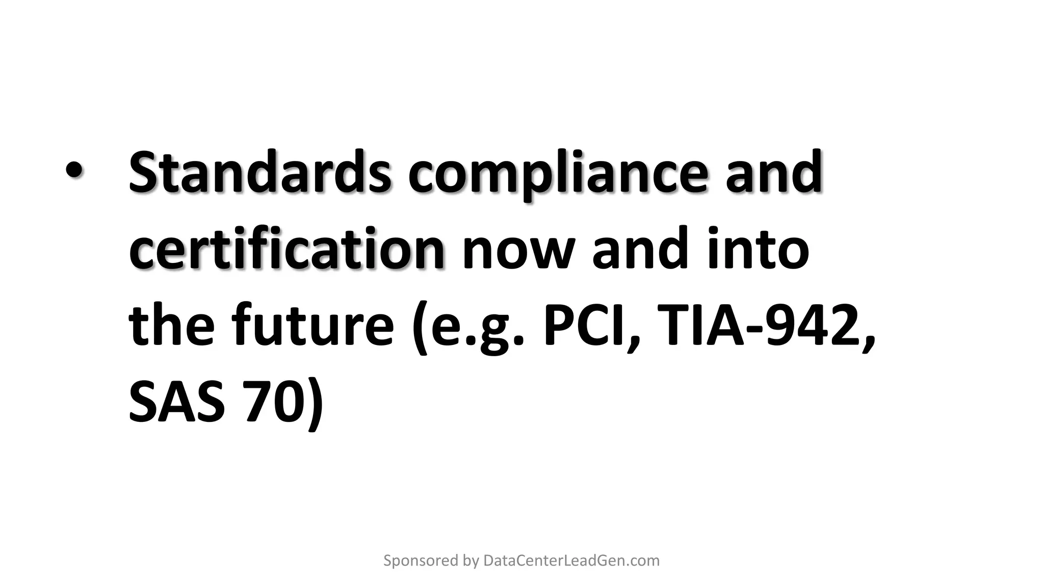 Data Center Checklist for Infrastructure Best Practices (SlideShare) | PDF | Computer Networking ...