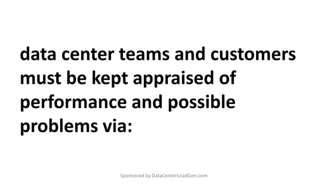 Data Center Checklist for Infrastructure Best Practices (SlideShare) | PDF | Computer Networking ...