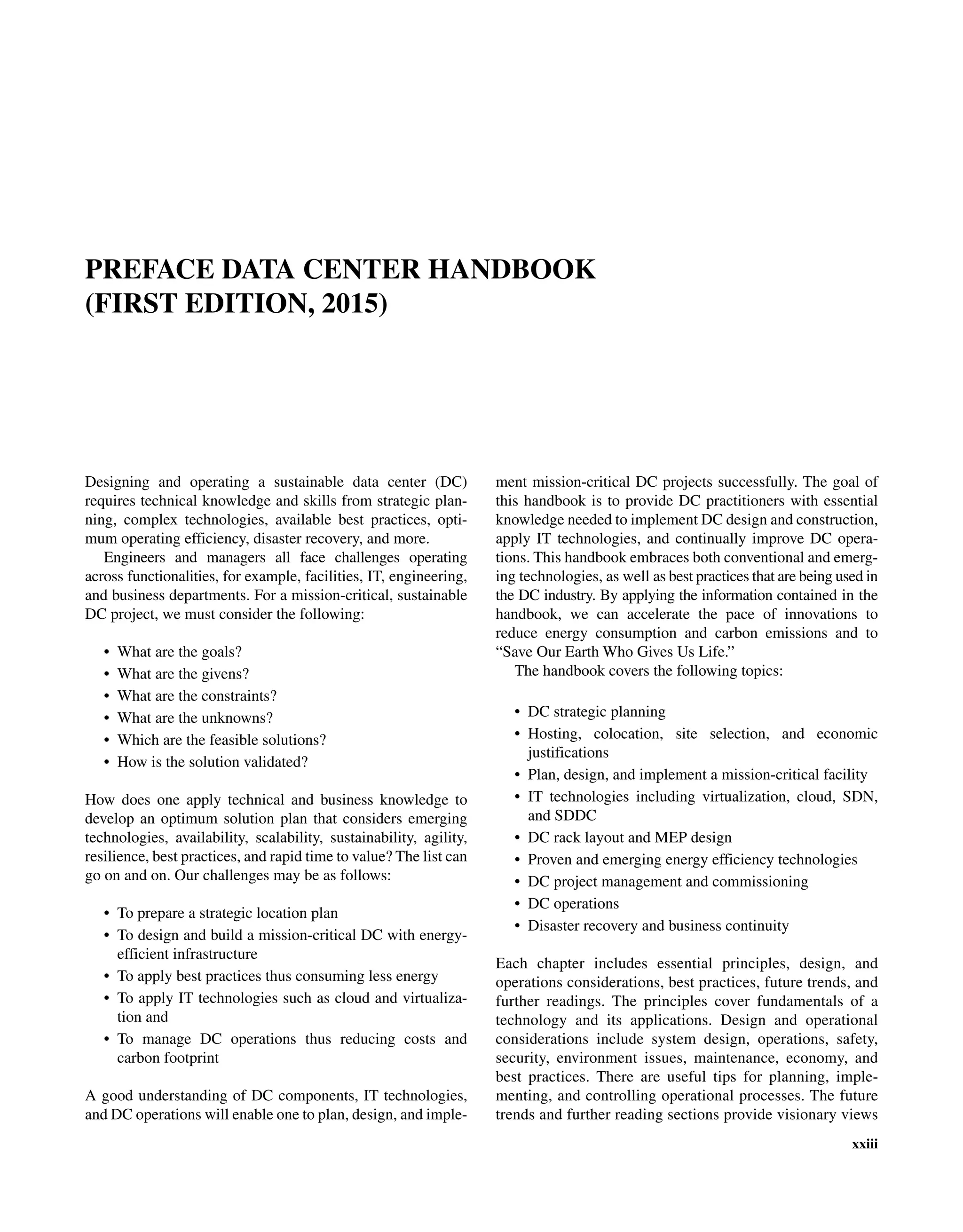 Libro de data center handbook - Data center o Centro de datos | PDF