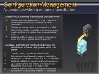 Data Center Optimization With Microsoft System Center Son Vu | PPT
