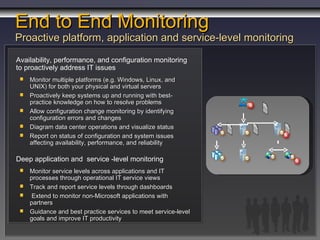 Data Center Optimization With Microsoft System Center Son Vu | PPT