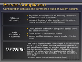 Data Center Optimization With Microsoft System Center Son Vu | PPT
