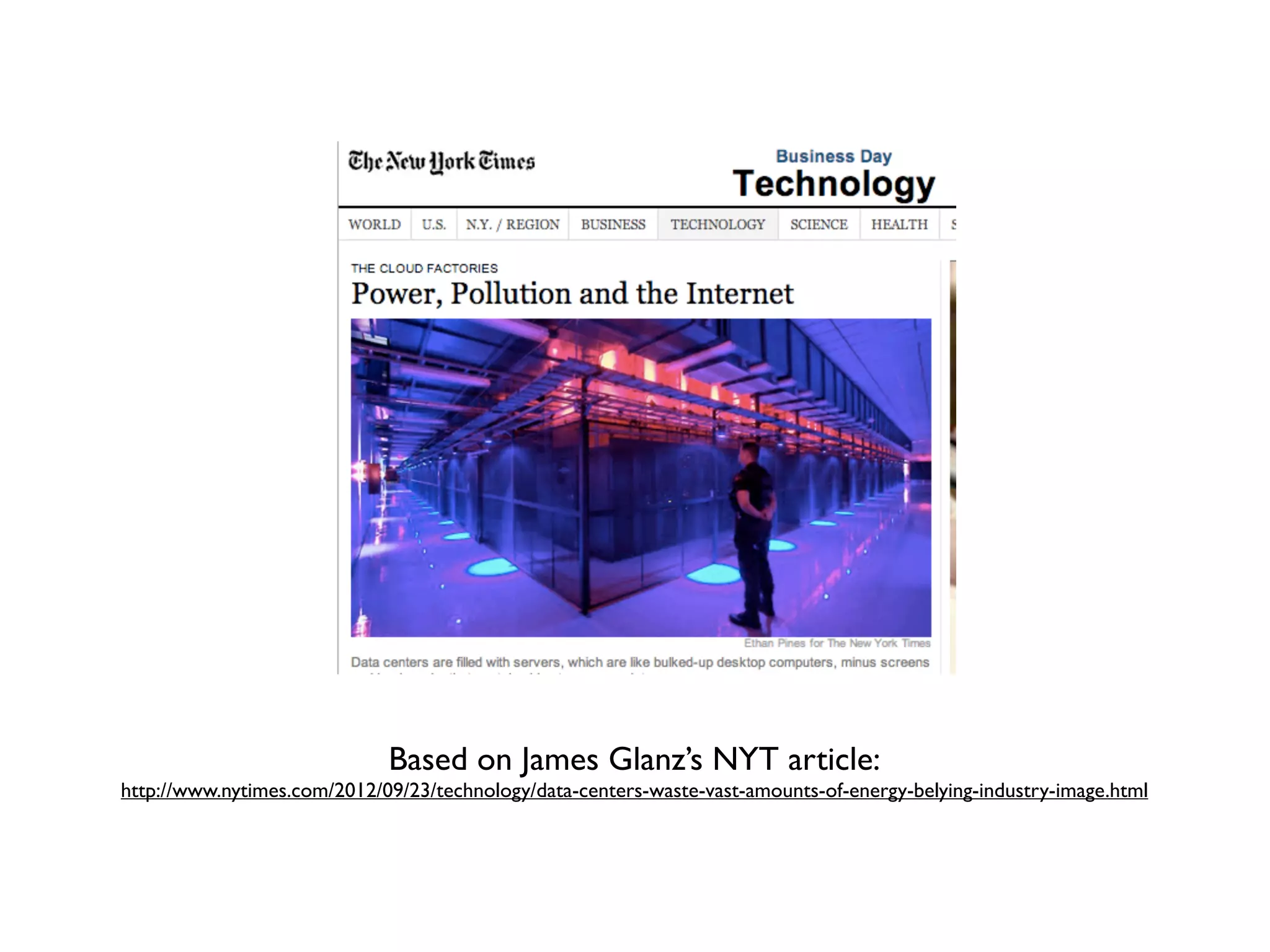 Data centre energy use | PPT