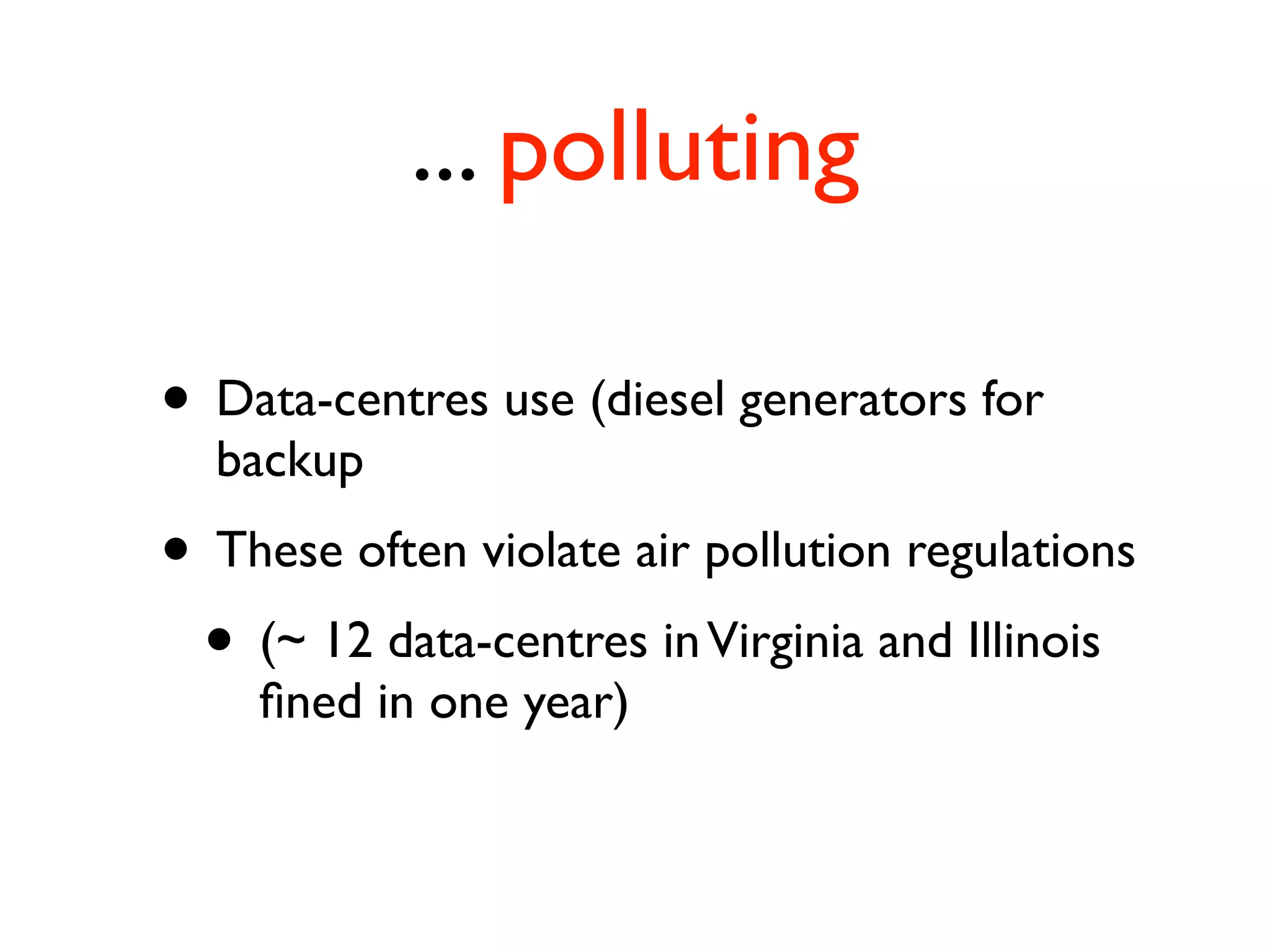 Data centre energy use | PPT