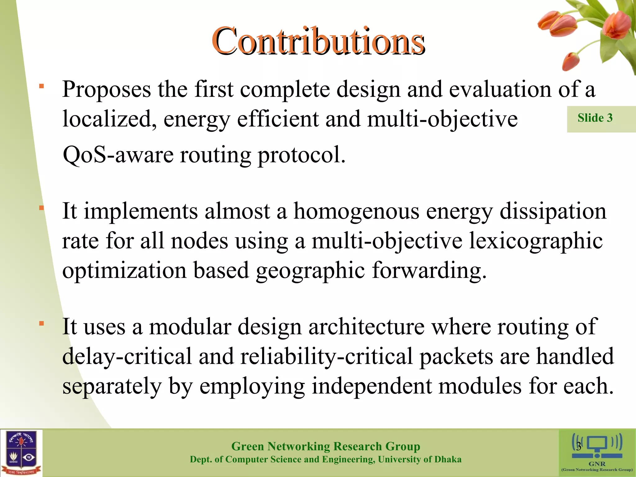 Data Centric Multiobjective Qo S Aware Routing Protocol Dm Qos For