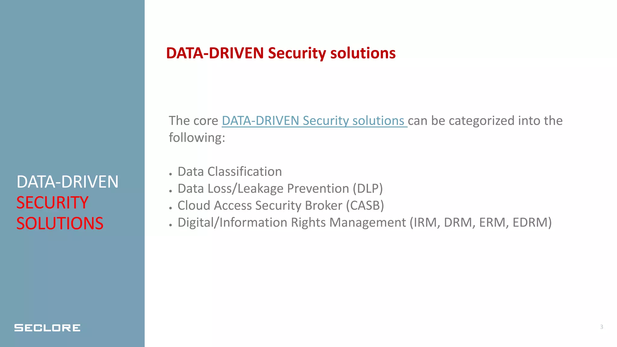 Data-Centric Security | Seclore | PPT