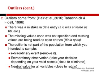 Data cleaning and screening | PPTX | Business and Finance