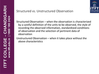 ITFT Data collection | PPT