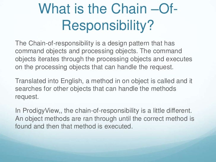 Learn the Chain of Responsibility Design Pattern