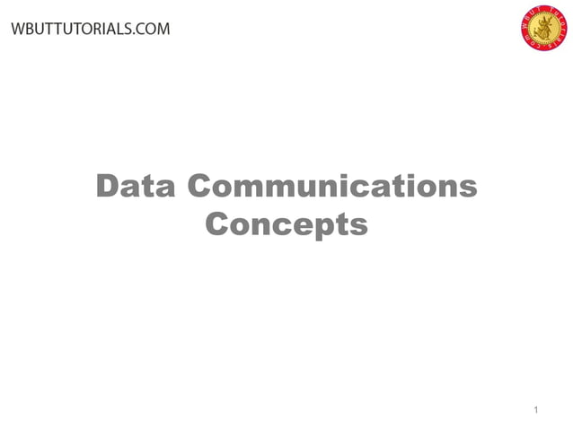 Data communications-concepts | PPT | Internet | Computing