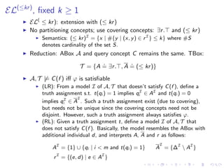 Data Complexity in EL Family of Description Logics | PDF | Databases | Computer Software and ...