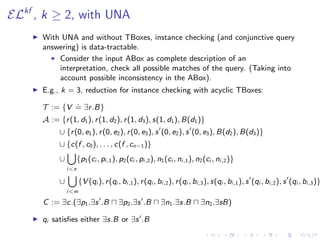 Data Complexity in EL Family of Description Logics | PDF | Databases | Computer Software and ...