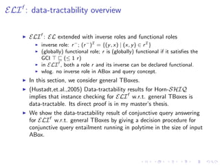 Data Complexity in EL Family of Description Logics | PDF | Databases | Computer Software and ...
