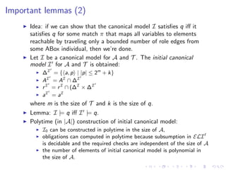 Data Complexity in EL Family of Description Logics | PDF | Databases | Computer Software and ...
