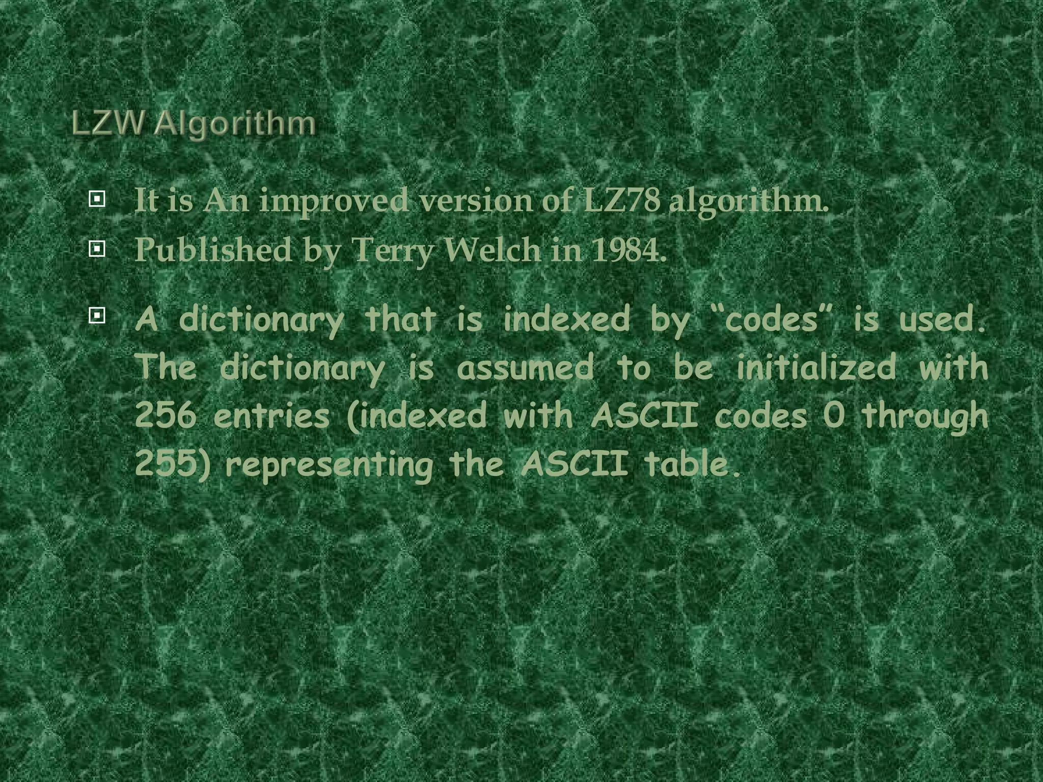 Data Compression Technique | PPT