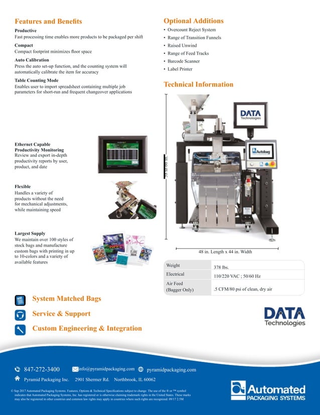 Autobag Data Count U-162 | PDF
