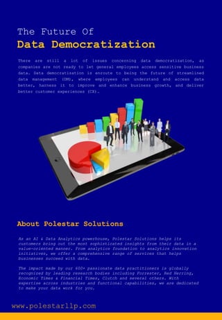 Data democratization the key to future proofing data culture | PDF