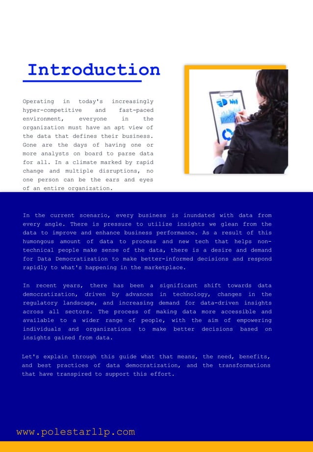 Data democratization the key to future proofing data culture | PDF