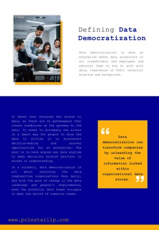 Data democratization the key to future proofing data culture | PDF