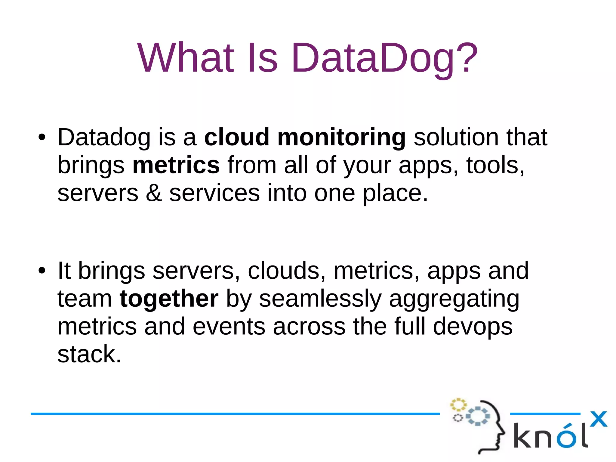 Monitoring via Datadog | ODP