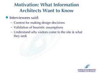 Data Driven Design: Using Web Analytics to Improve Information ...