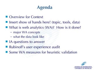 Data Driven Design: Using Web Analytics to Improve Information ...