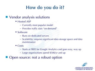 Data Driven Design: Using Web Analytics to Improve Information Architectures | PPT