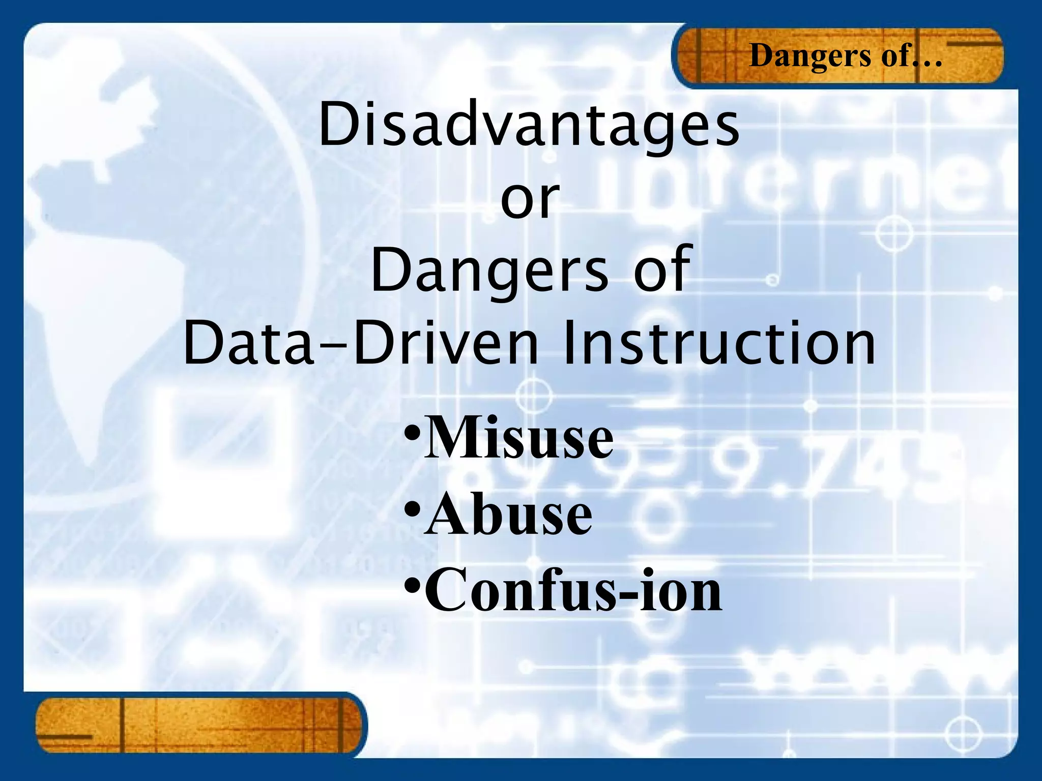 Data Driven Instruction | PPT